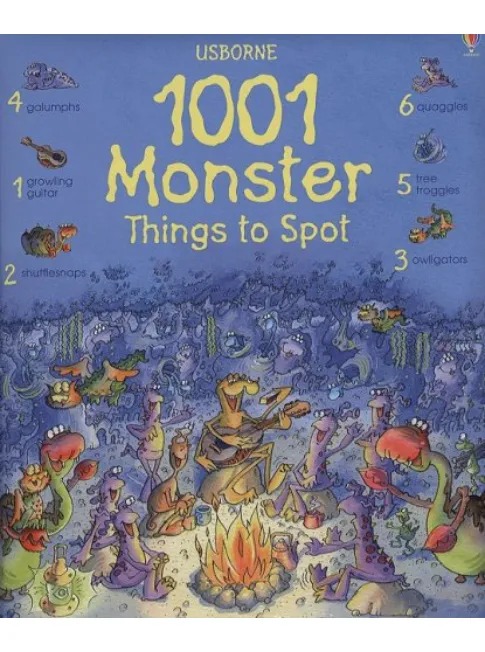 USBORNE 1001 MONSTER THINGS TO SPOT – Bluewhalebooks
