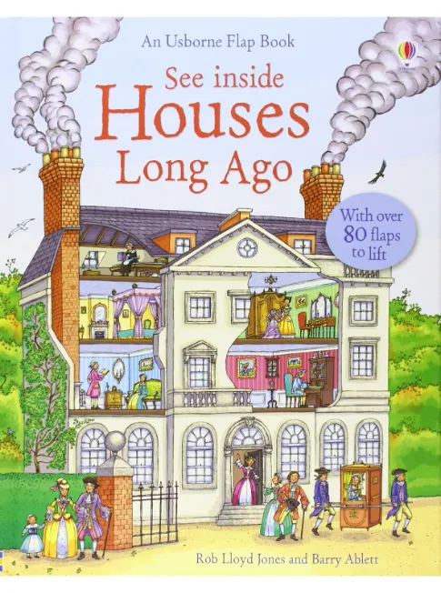 Usborne See inside Houses Long Ago – Bluewhalebooks